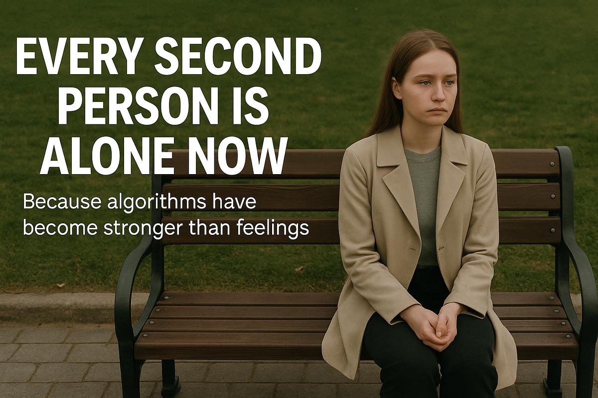 Every Second Person Is Alone Now. Because algorithms have become ...