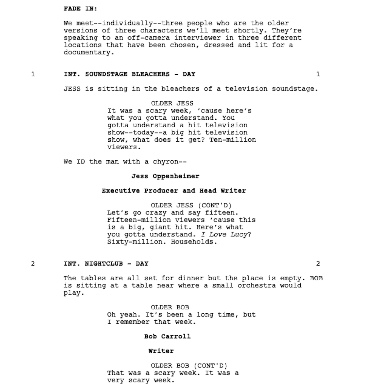 Page One: “Being the Ricardos” (2021) - Go Into The Story