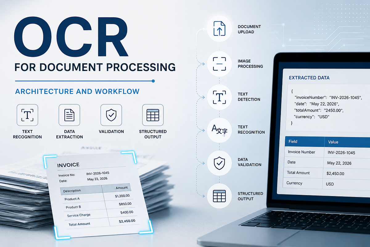 OCR for Document Processing: Architecture and Workflow | by Pooja ...