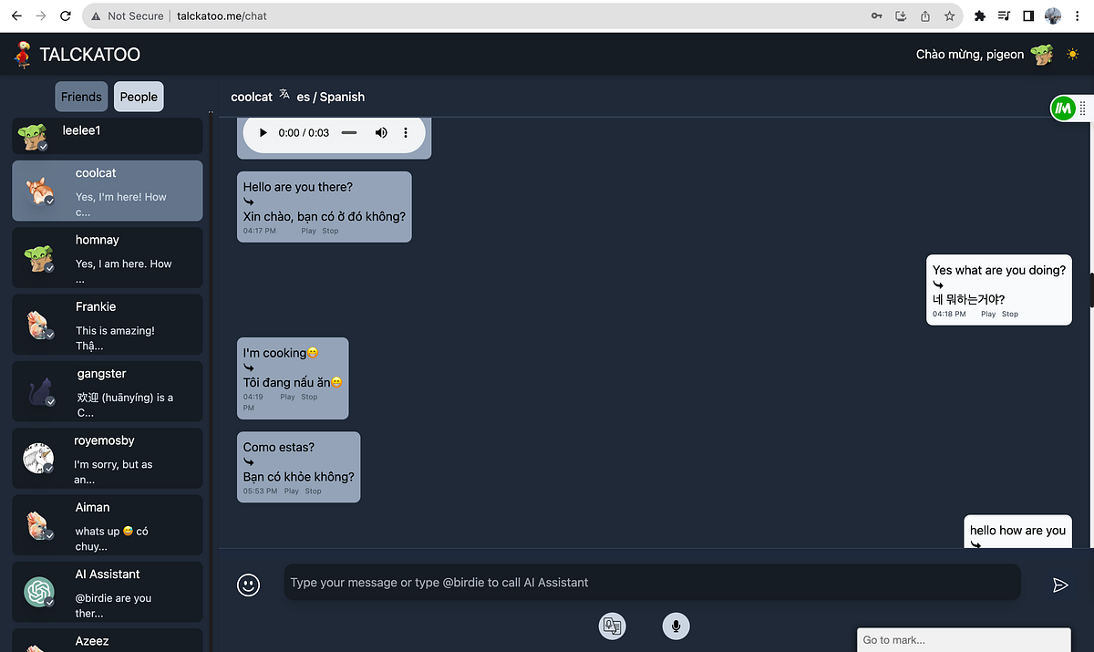 “Talckatoo: Your Real-Time Multilingual Chat Solution Built with ...