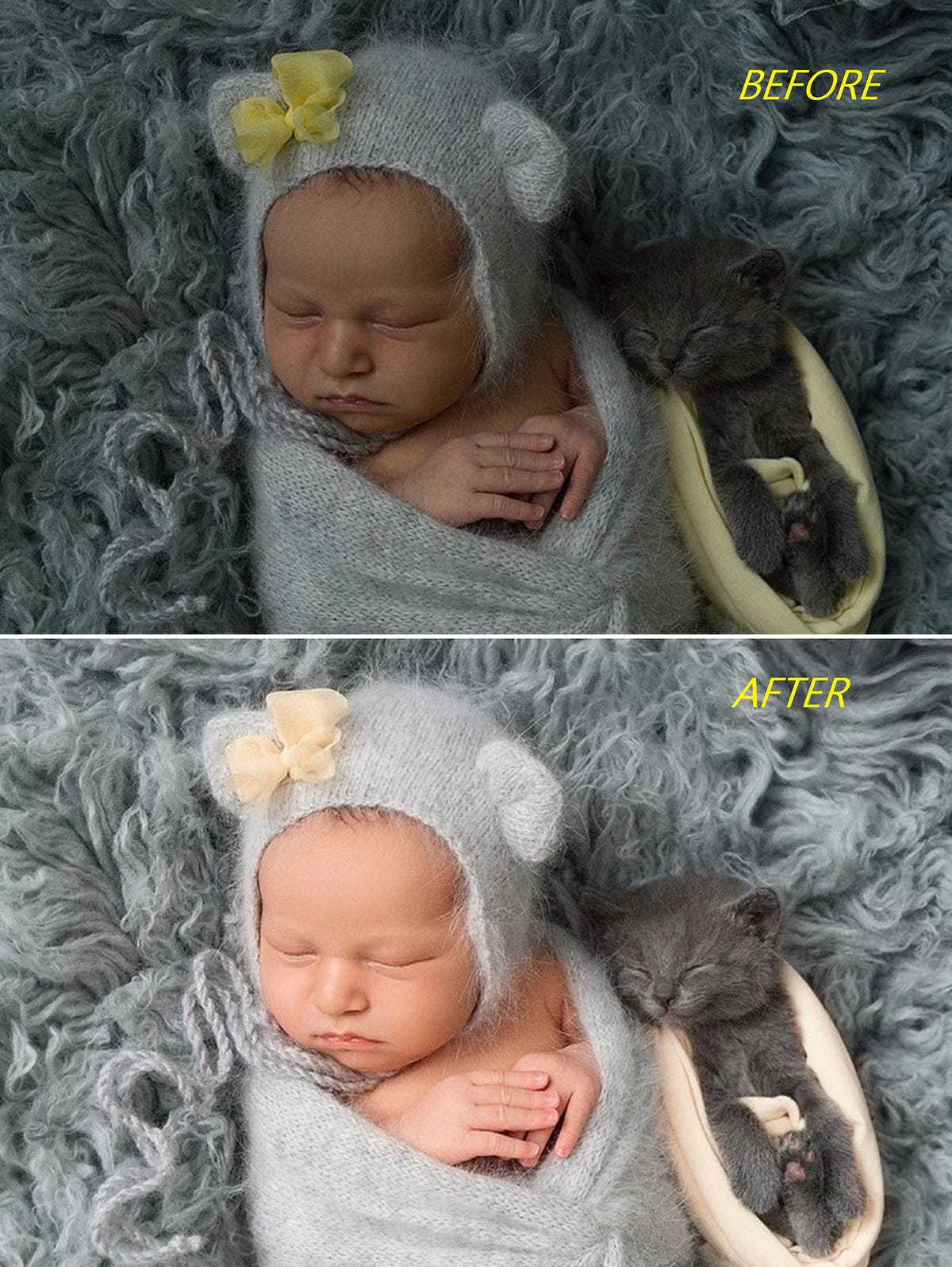 Baby after and before images - Honeymonsoon - Medium