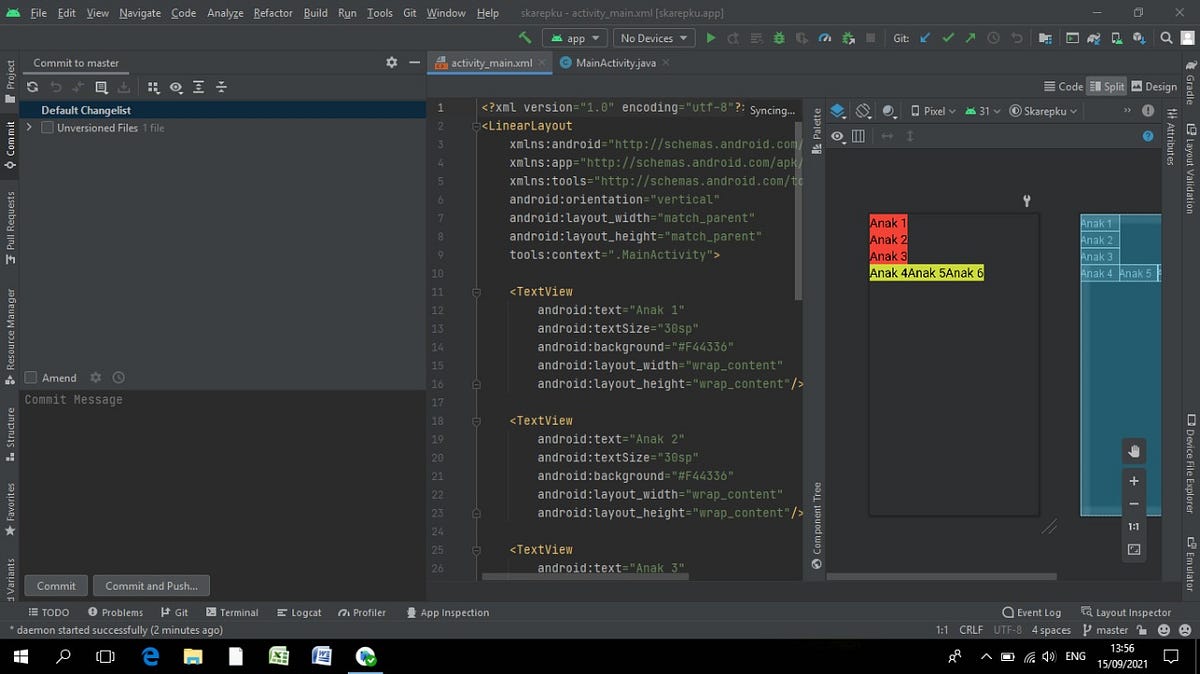 Cara mengupdate project di ANDROID STUDIO ke project pekan ke 3 di ...