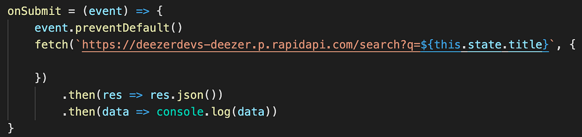 Rapid API Requests for React Project | by Nicholas Stano | Medium