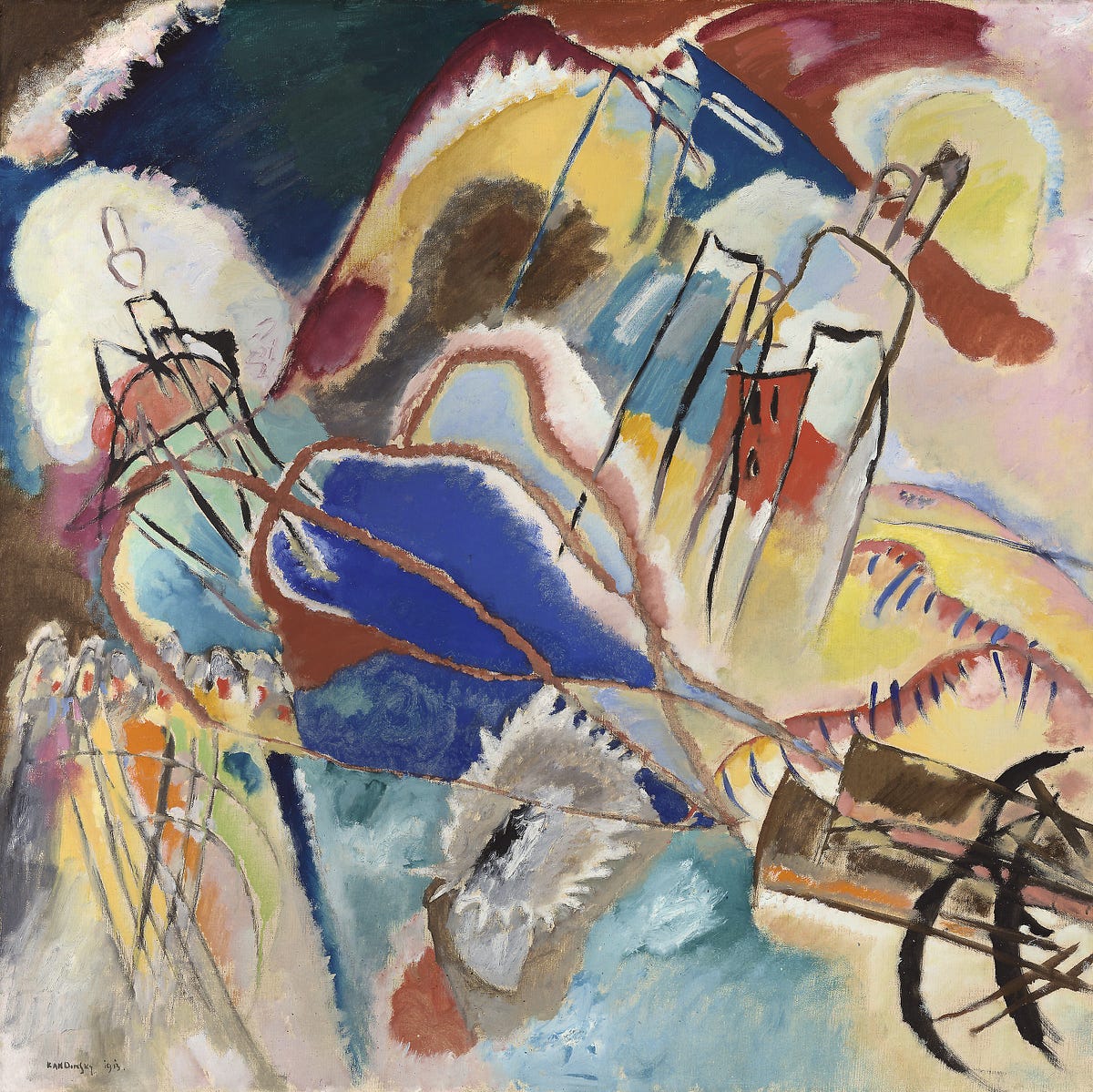 How to Read Paintings: Improvisation No. 30 (Cannons) by Wassily ...
