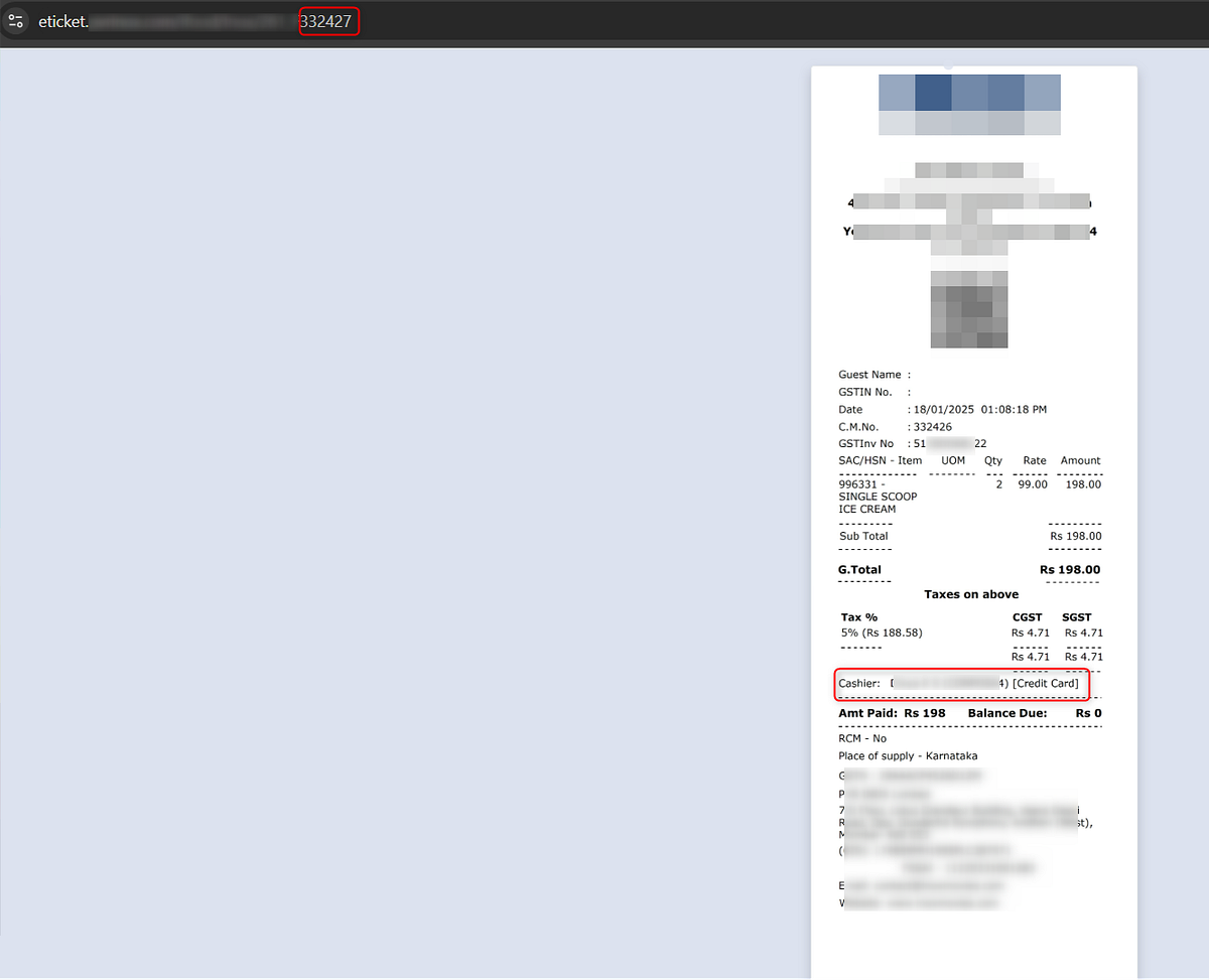 Insecure Direct Object Reference — Food booking app | by Bharath Kumar ...