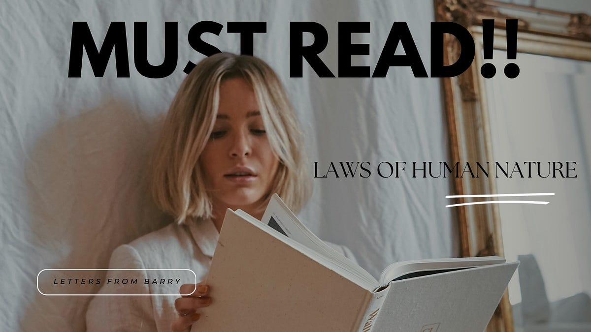 Please Read This Book. | by Letters From Barry | Medium