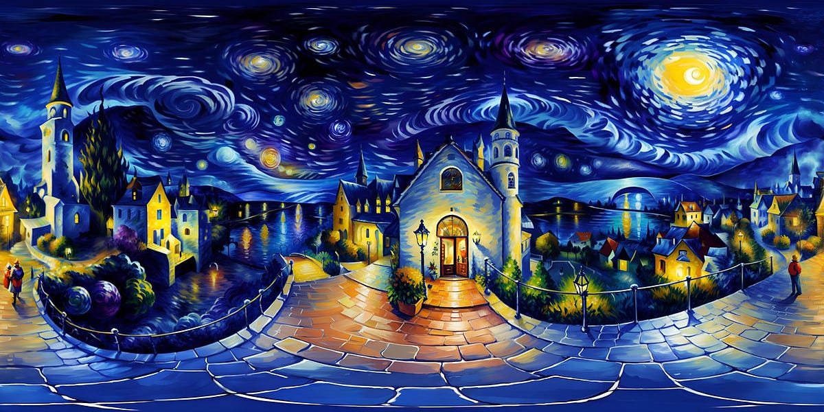 Starry Night, Reimagined: A Gallery of AI Artwork Inspired by Van Gogh ...