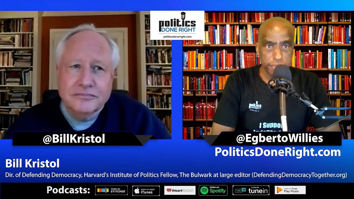 Former Conservative Republican Bill Kristol: Biden must succeed. I ...