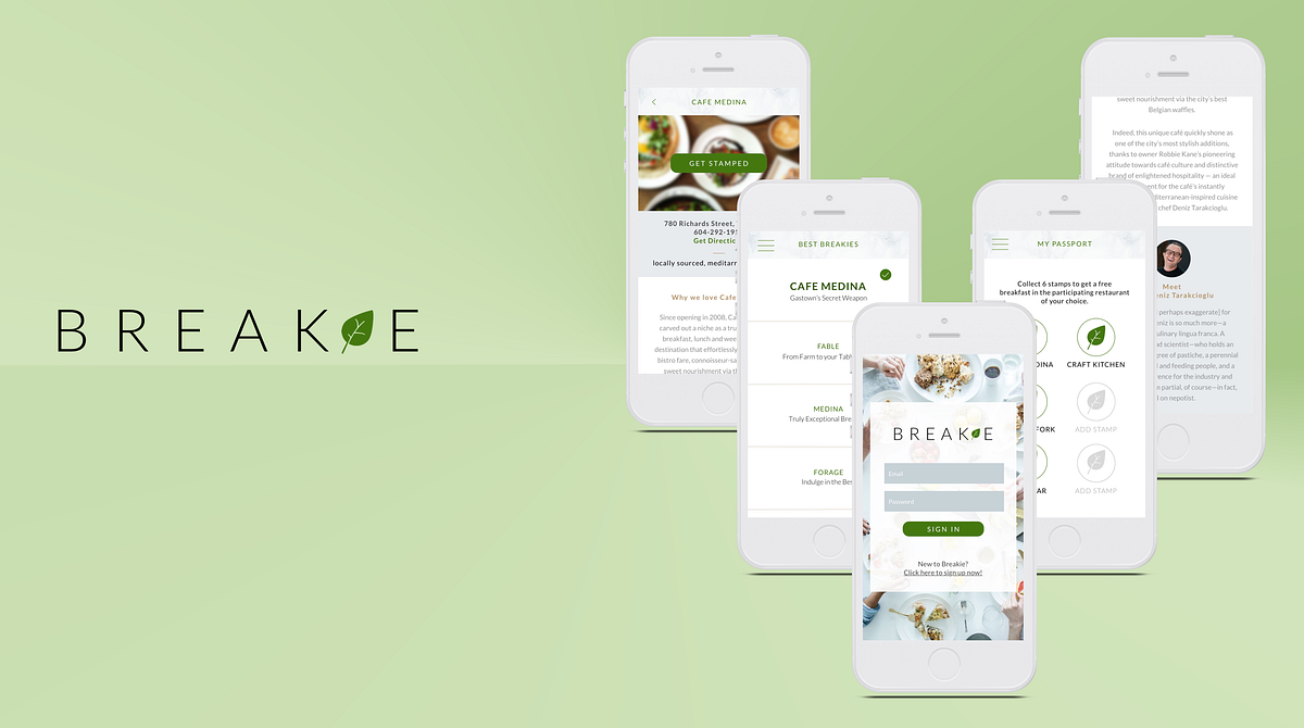 Breakie | UI UX Case Study. Introduction | by Kirn Bhela | UX Station ...