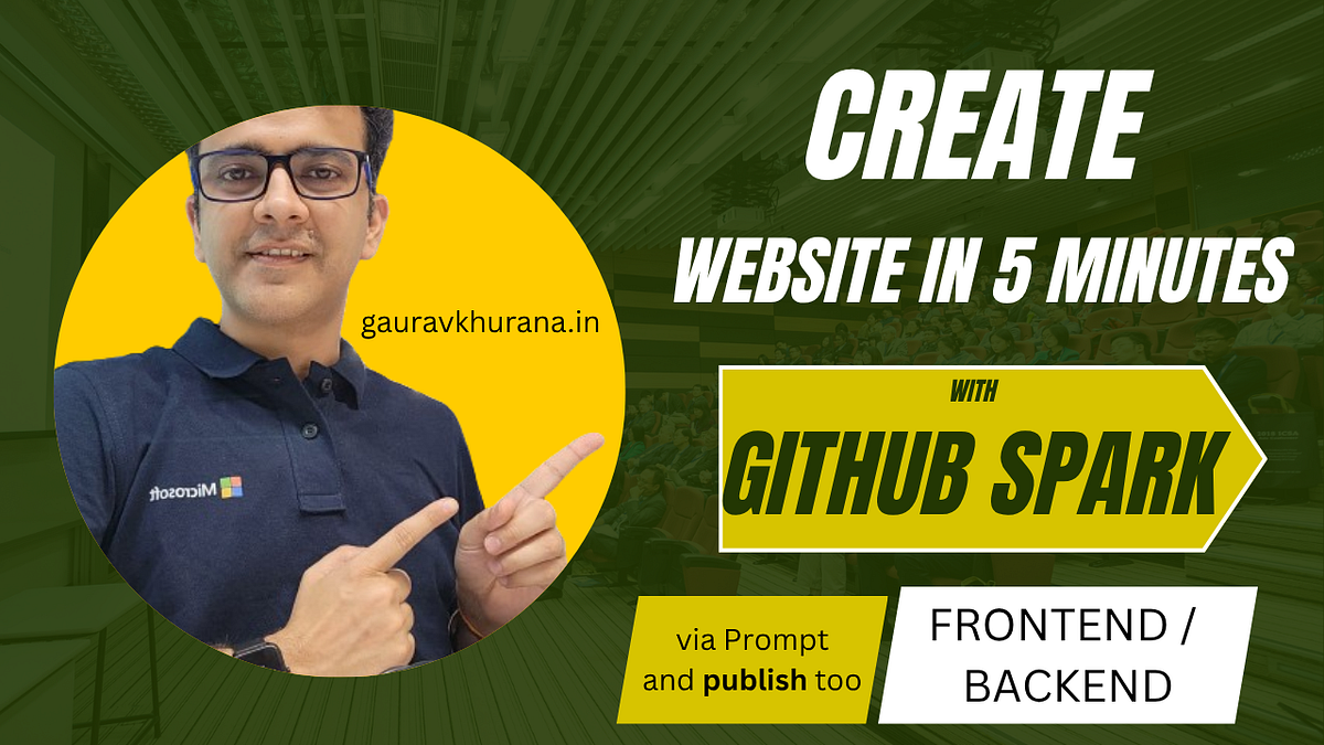 🚀 GitHub Spark: Dream It, See It, Ship It! | Create & Publish AI ...