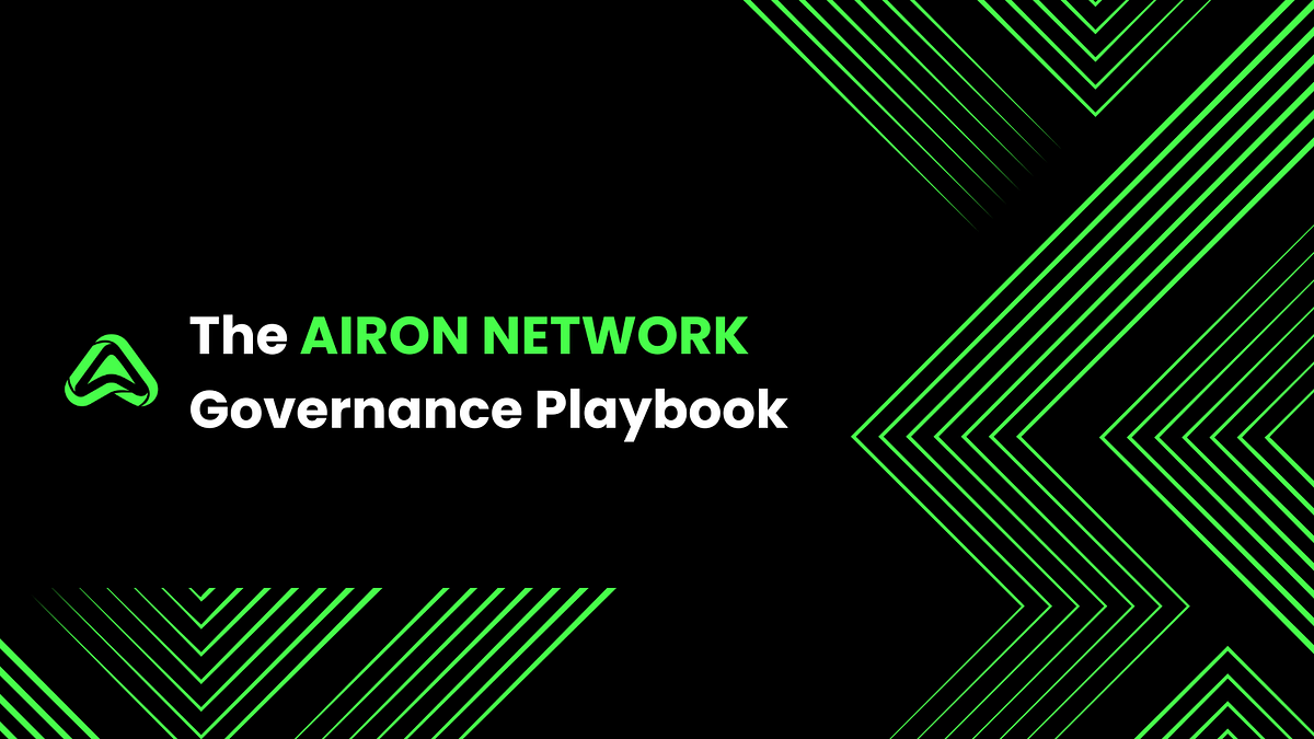 The AIRON Governance Playbook: How We Make Decisions You Can Trust | by ...