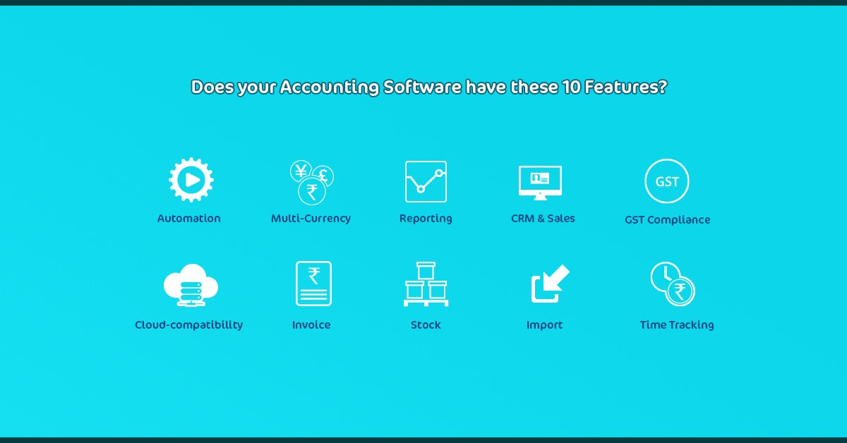 Does your Accounting Software have these 10 Features? | by Surf ...