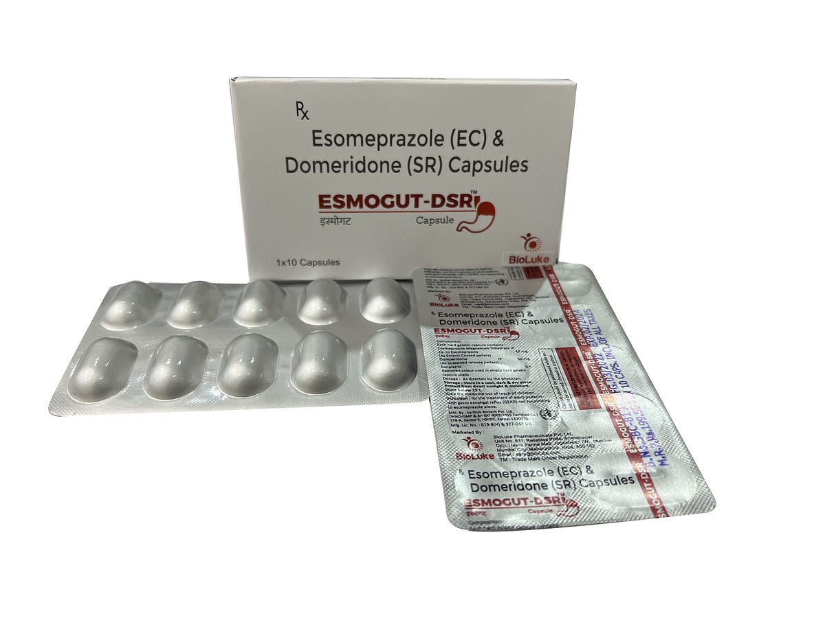 ESMOGUT-DSR ( Esomeprazole (EC) & Domperidone (SR) Capsules ) - nasima ...