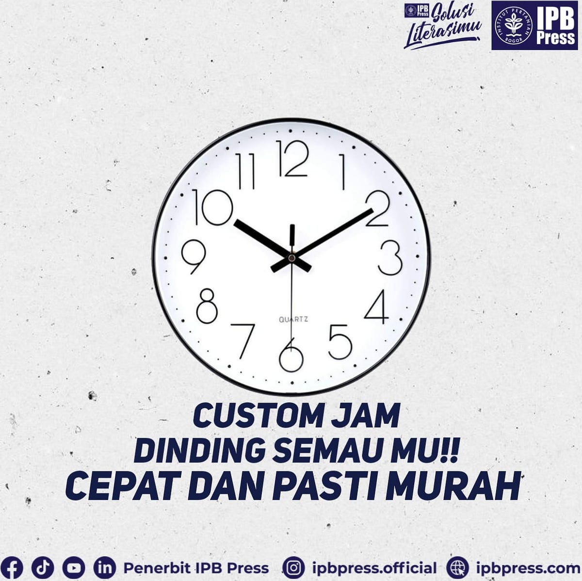Jangan kehabisan! custom jam dinding murah, Nomor WA: 0878–7354–7779 ...