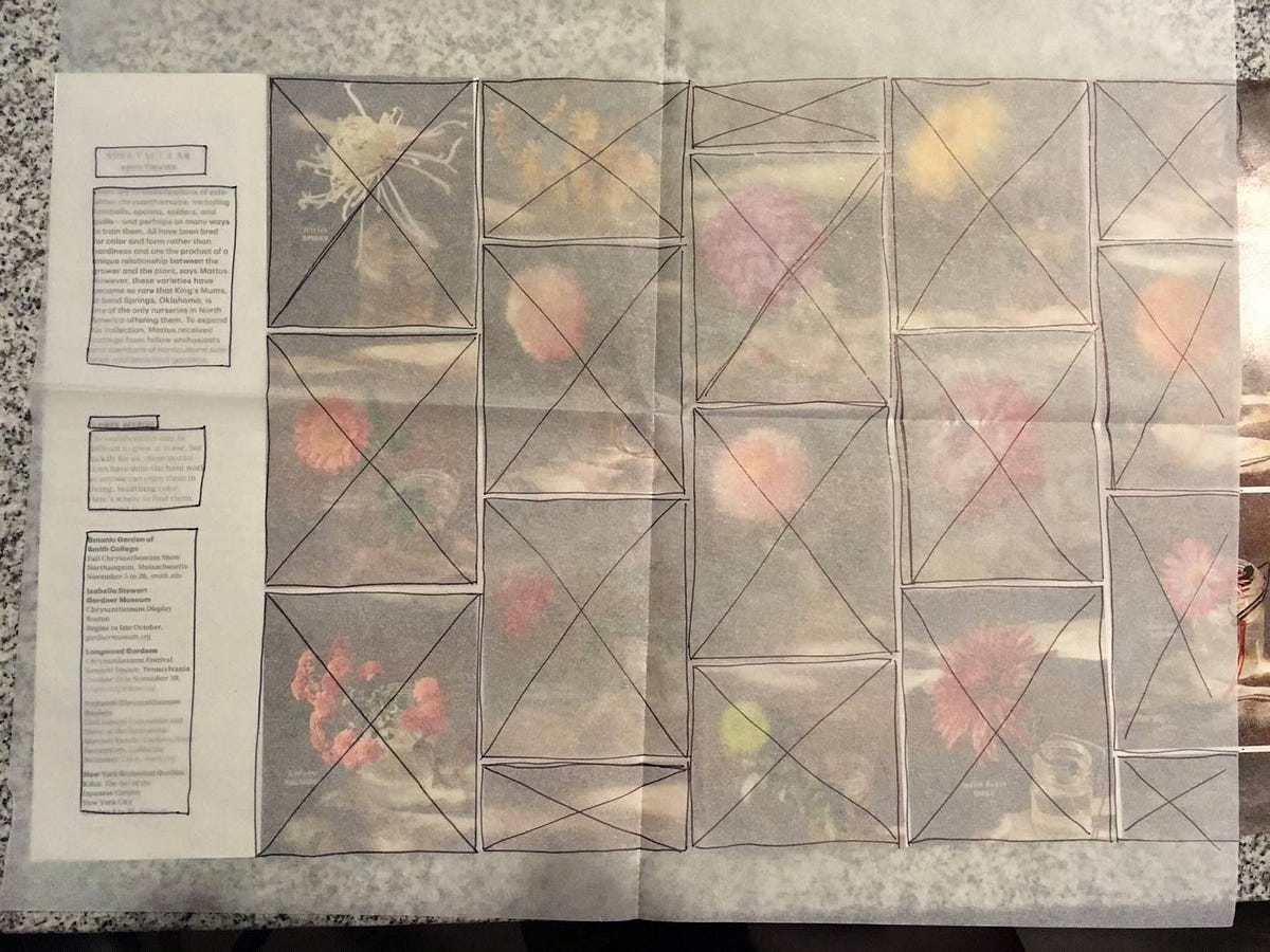 Grid Exercise. I believe this spread is a modular grid… | by Tiffany ...