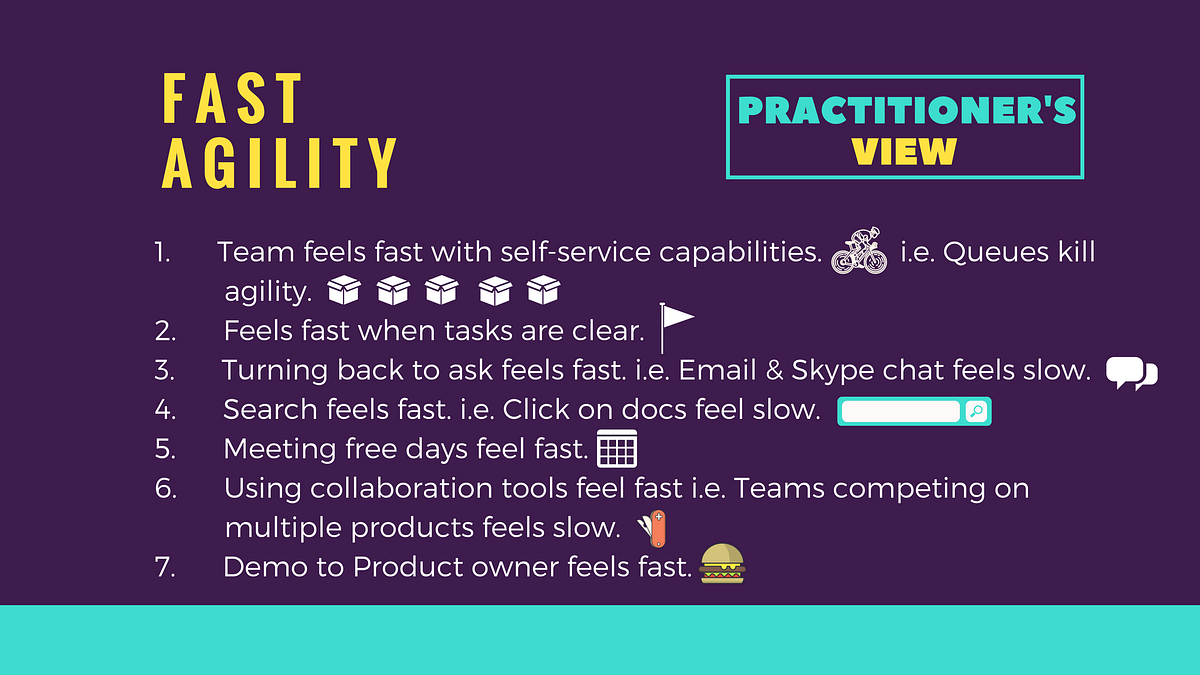 Fast Agility. A practitioner’s view | by R Ragavendra Prasath | Medium