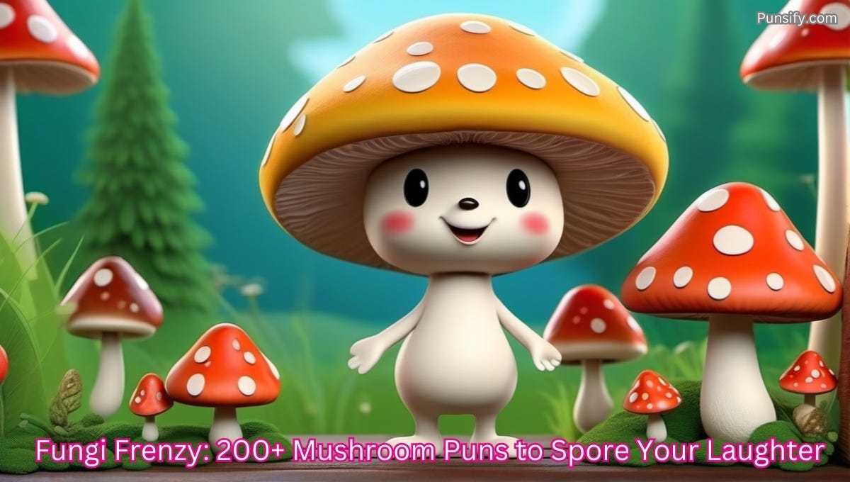 Fungi Frenzy: 200+ Mushroom Puns to Spore Your Laughter | by Punsify ...