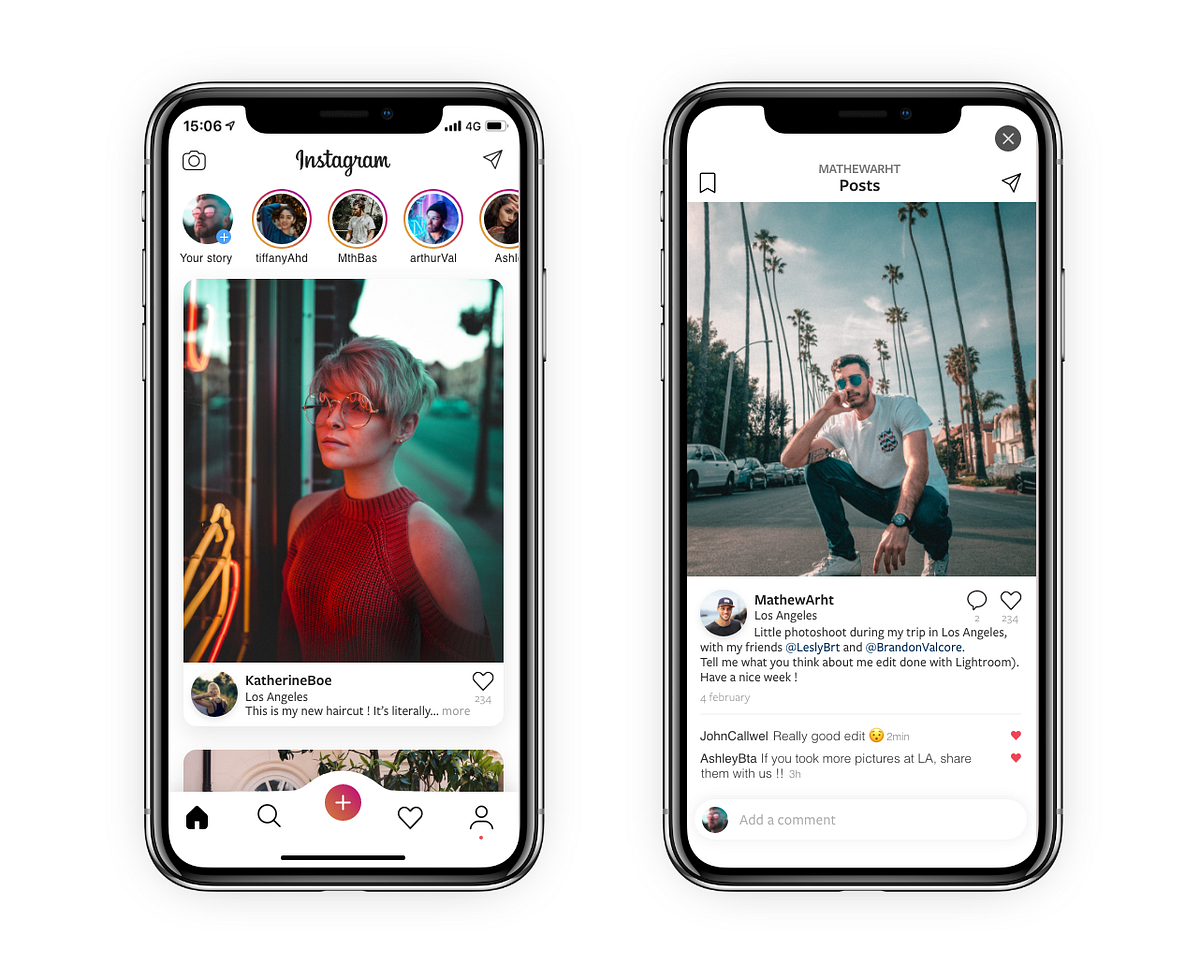 What would be a redesign of Instagram coupled with a new UX flow to ...