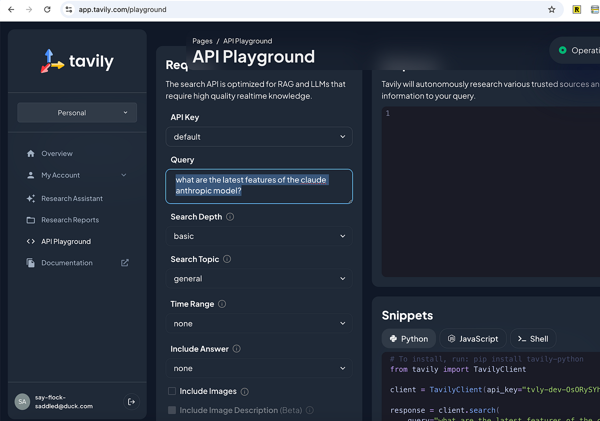 Tavily — The API-powered Alternative to Perplexity? | by AI Rabbit | Medium