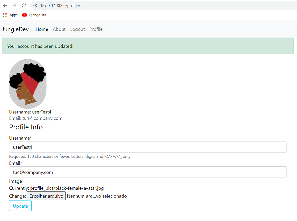 A Django Blog In VS Code — Update & Resize Picture | by J3 | Jungletronics | Medium