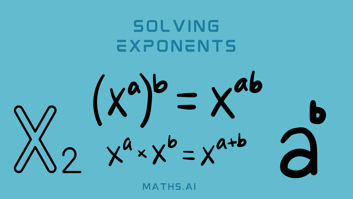 How to Solve Exponents: A Step-by-Step Guide with Examples | by MATHS.AI | Medium