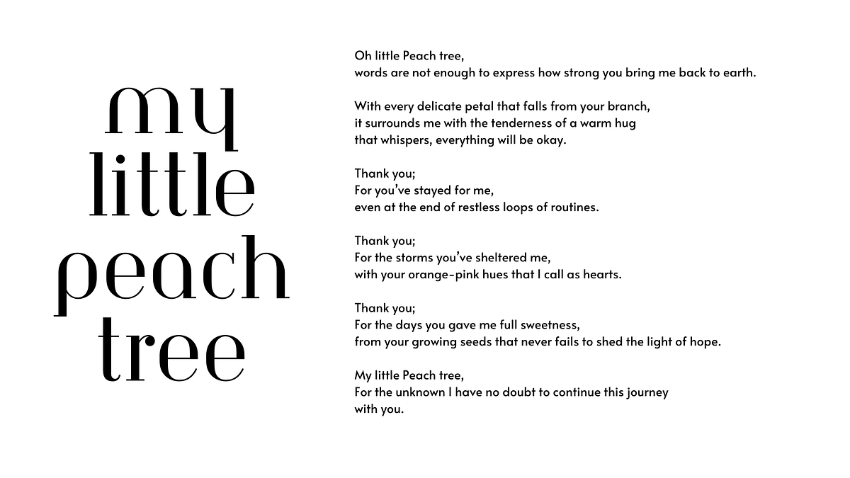 A peach tree with 20 sweetness.. Happy birthday, sayangku! I’m not sure ...