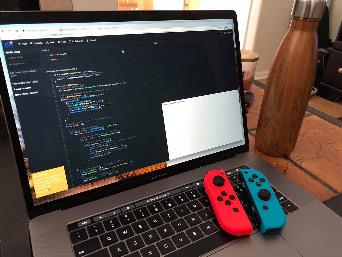 Adding Nintendo Joycon Support to Your Website with the Gamepad API | by Dominic Valenciana | Medium