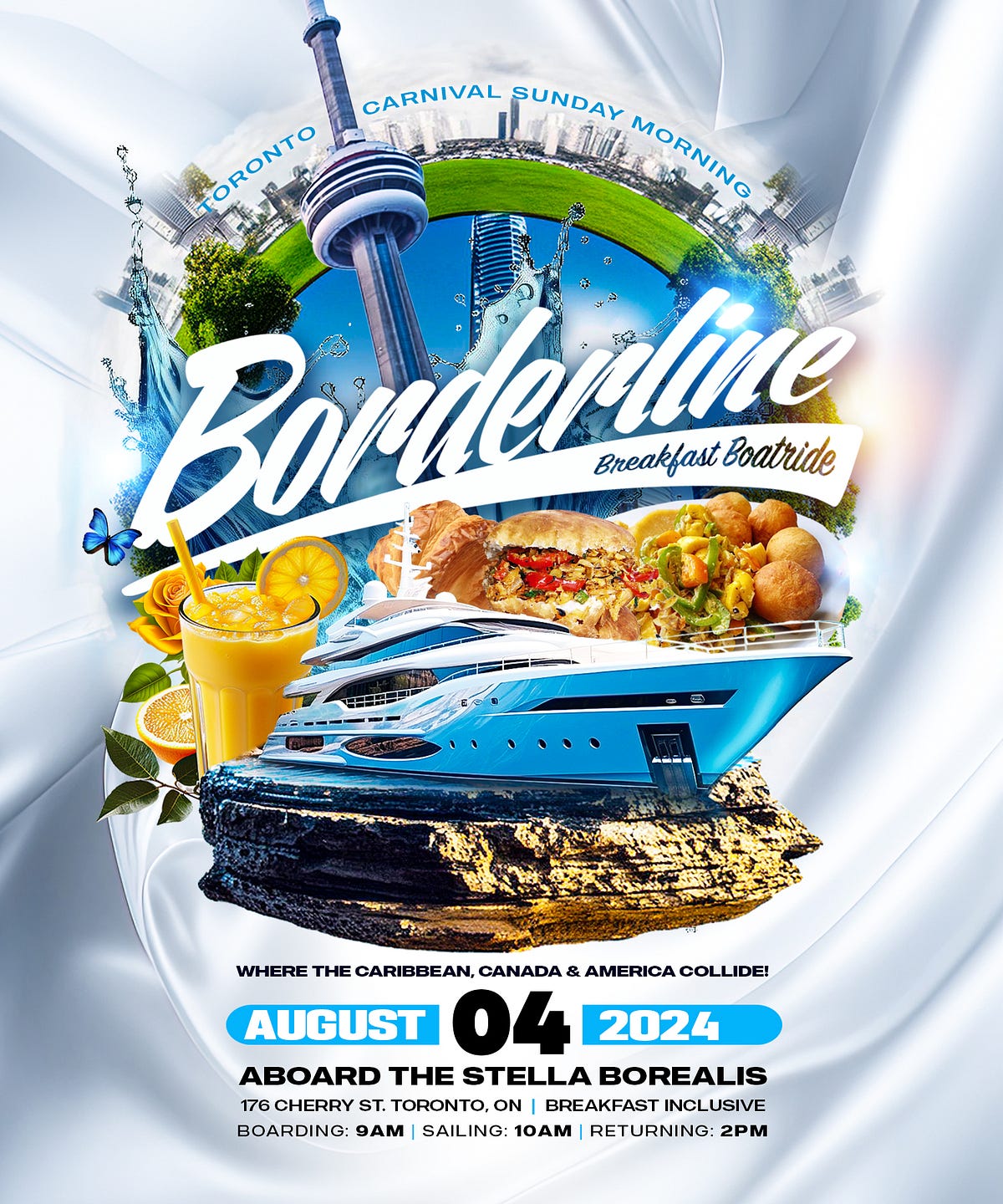 Borderline Breakfast Boatride 2024 - Harry Ajax - Medium