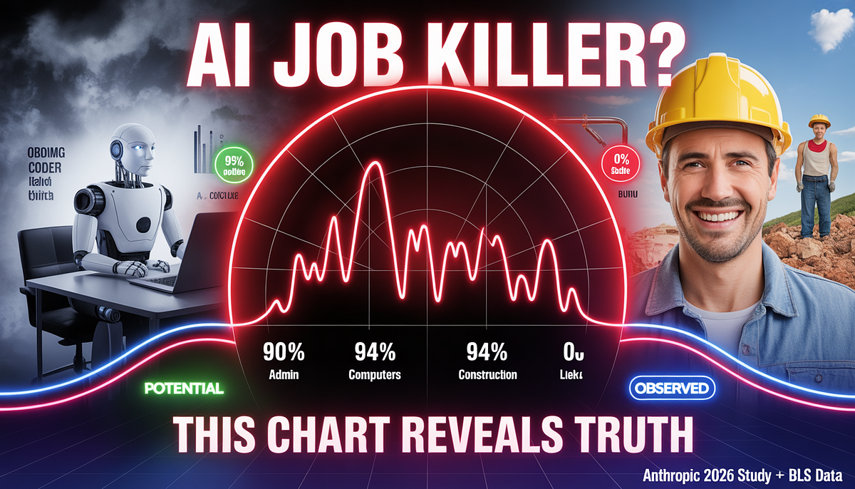 AI Job Killer? Anthropic Chart Reveals Who's Safe (2026 Data) | Write A ...