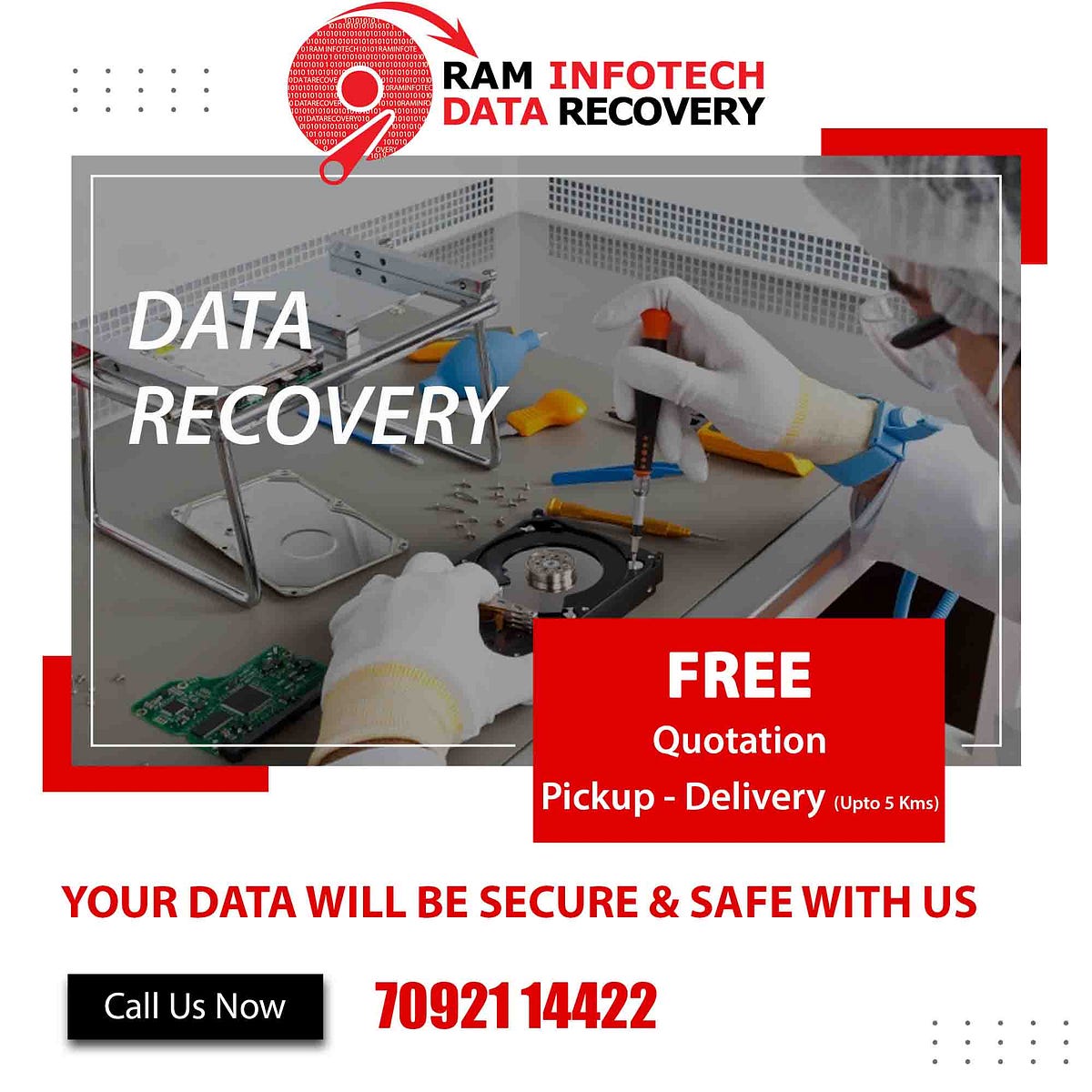 YOUR DATA WILL BE SECURE & SAFE DATA RECOVERY | by Newraminfotechadyar ...