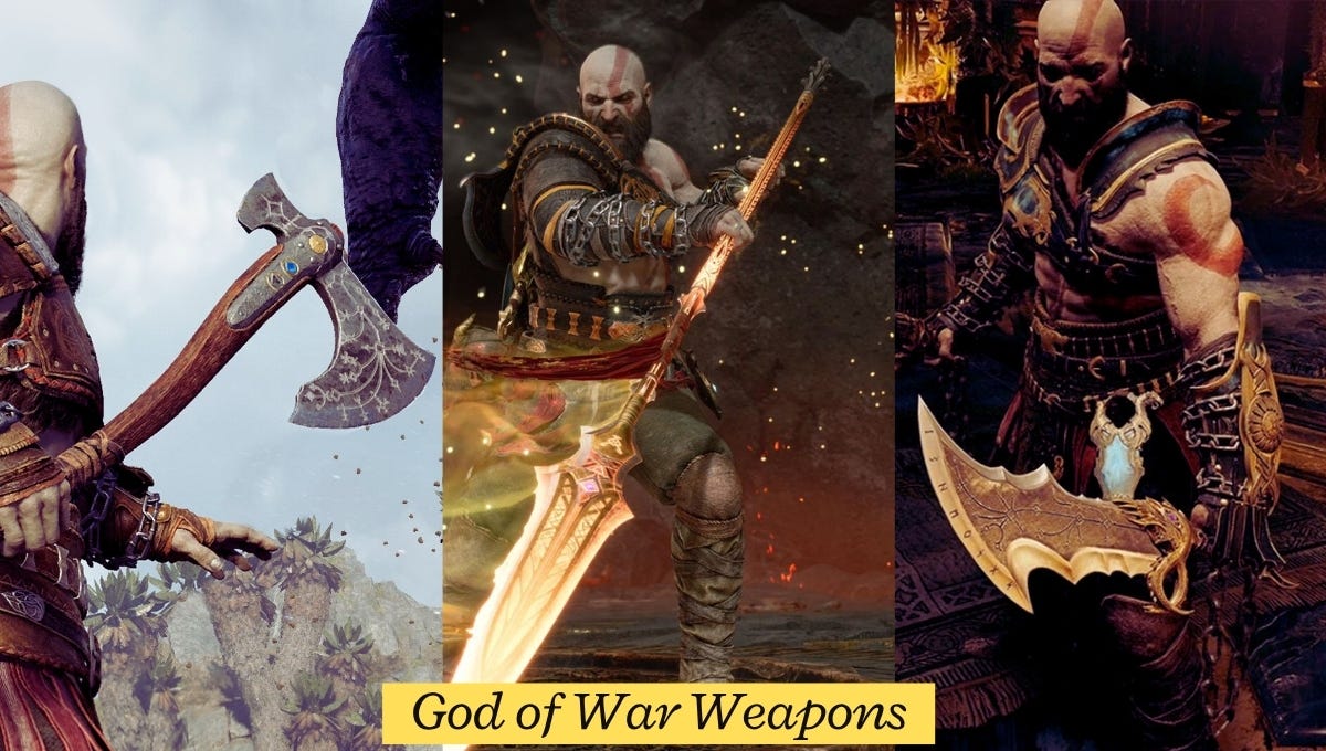 The Power Within: A Comprehensive Guide to All God of War Weapons ...