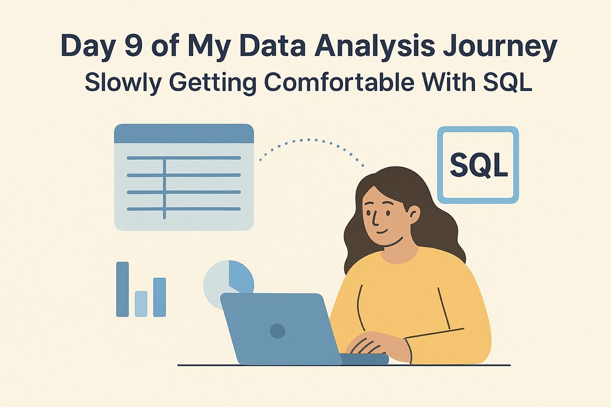 Day 9 of My Data Analysis Journey: Slowly Getting Comfortable With SQL | by Adedoyin Teni | Nov ...