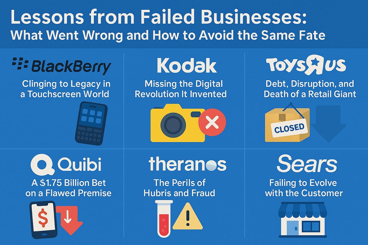 6 Iconic Business Failures That Every Entrepreneur Should Study | by ...