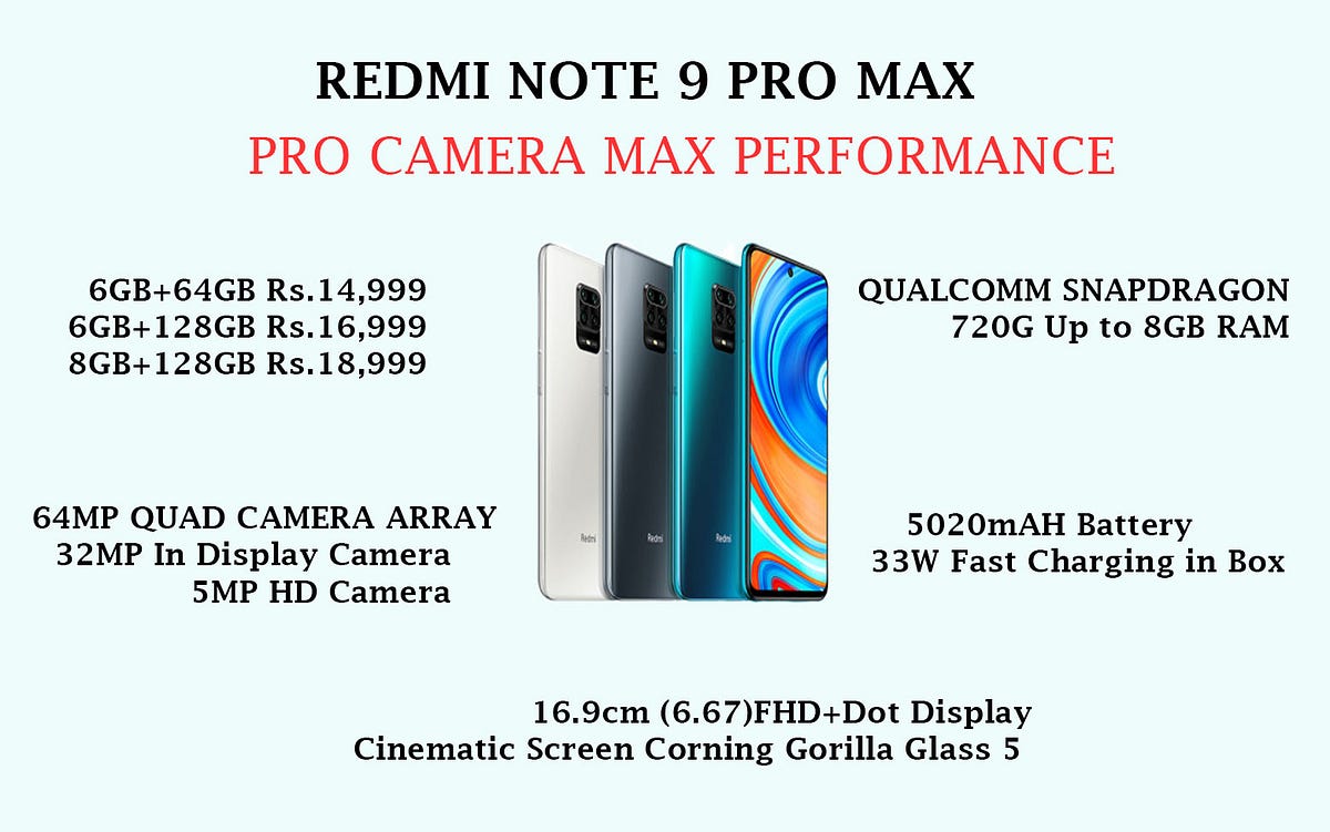INDIATECHWORLD. Redmi Note 9Pro Max | by Ravi mishra | Medium