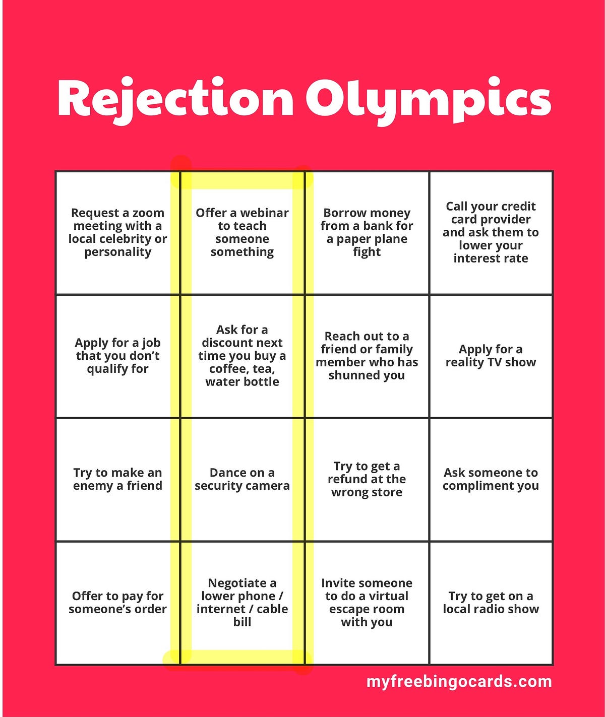 Rejection Olympics 2022. A refreshing experience from one of my… | by ...