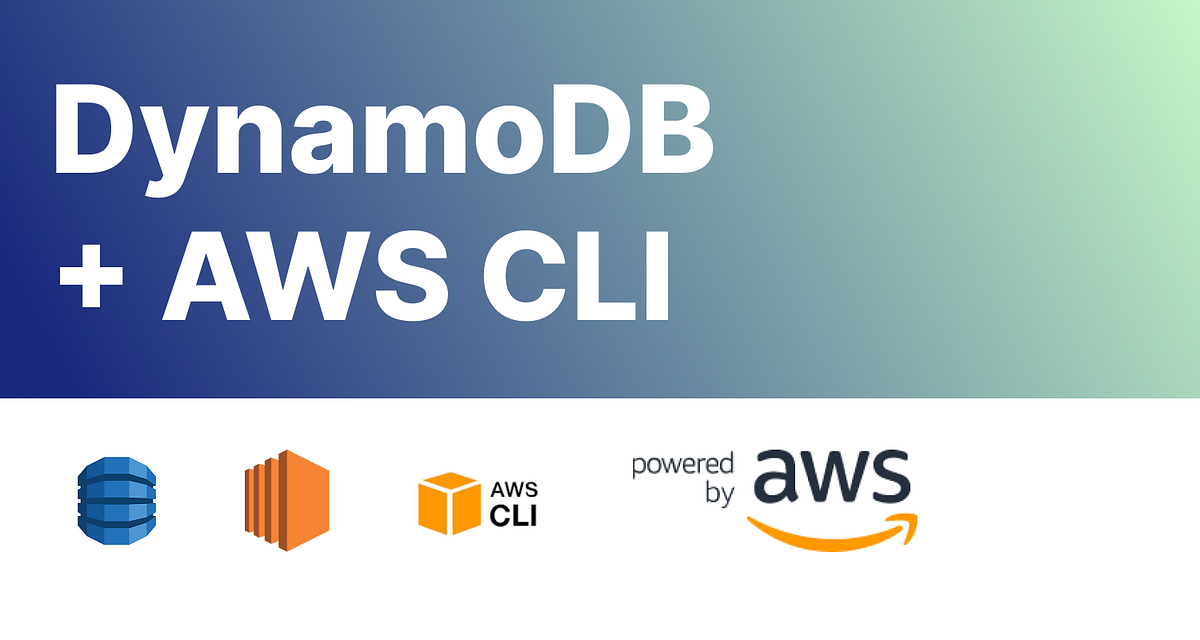 Creating A Dynamodb Table Using The Aws Cli By Aalok Trivedi Medium 1939