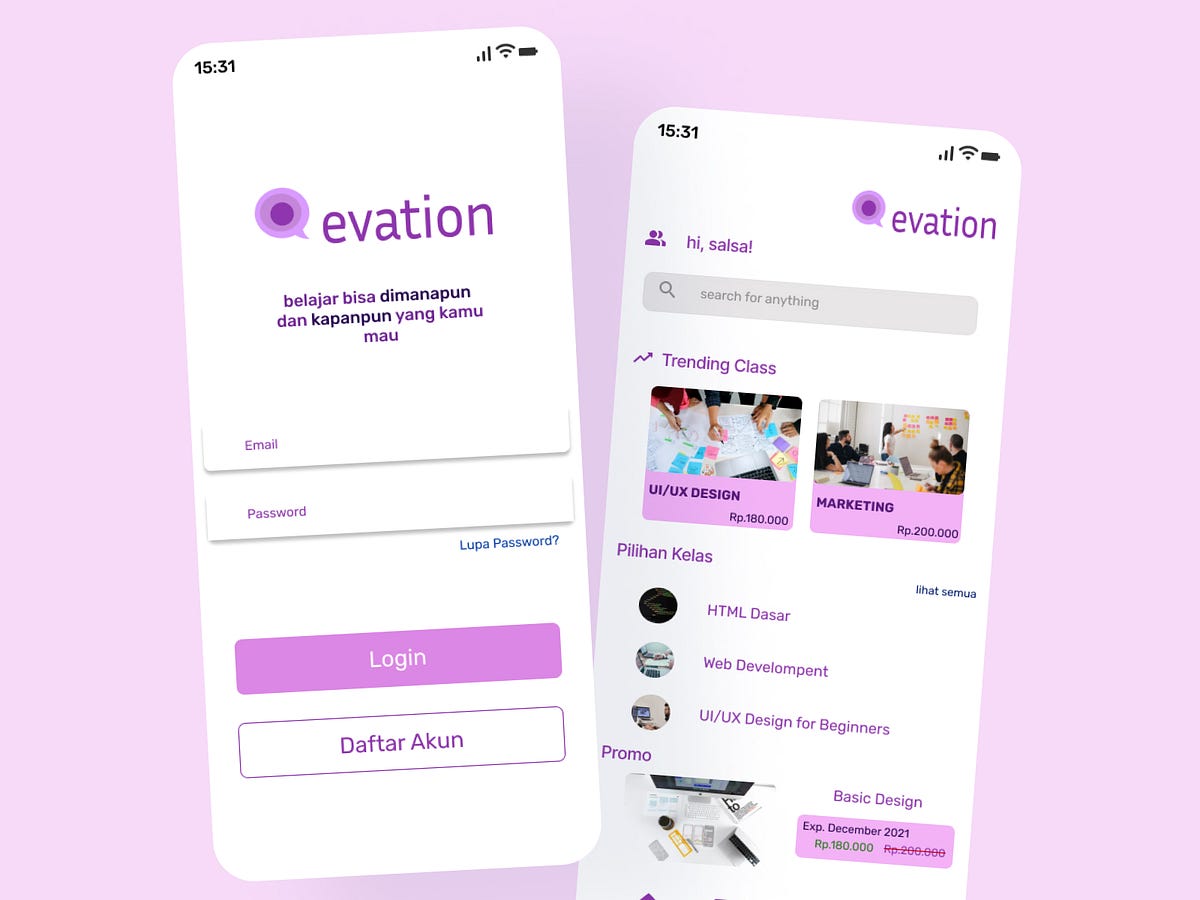 UX Case Study : Evation — education app | by Salsabila Azditama ...
