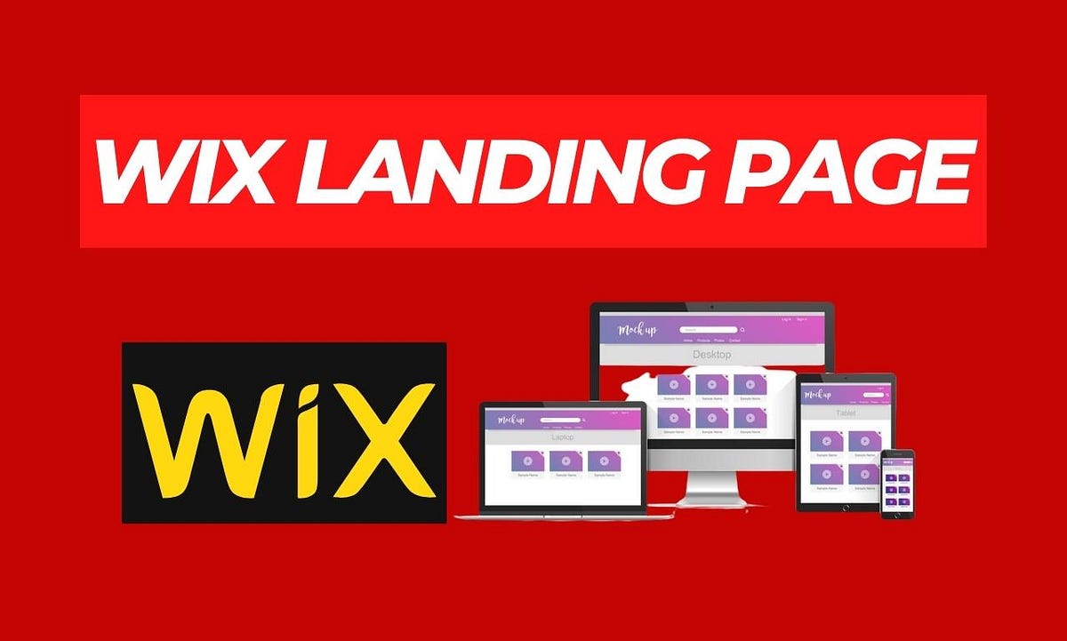 I will create wix landing page and wix website redesign The Services I ...