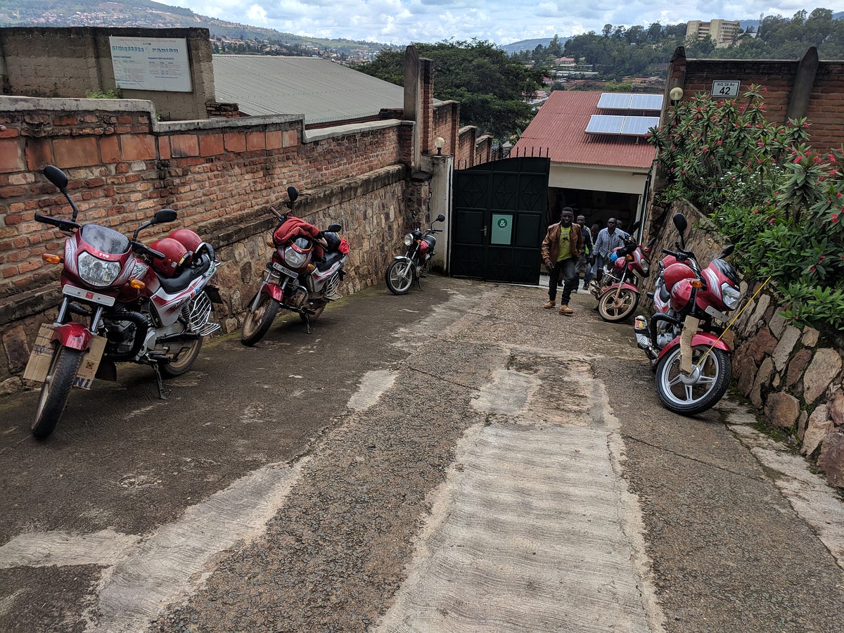 First test drive of an electric moto taxi in Rwanda | by Josh Whale ...