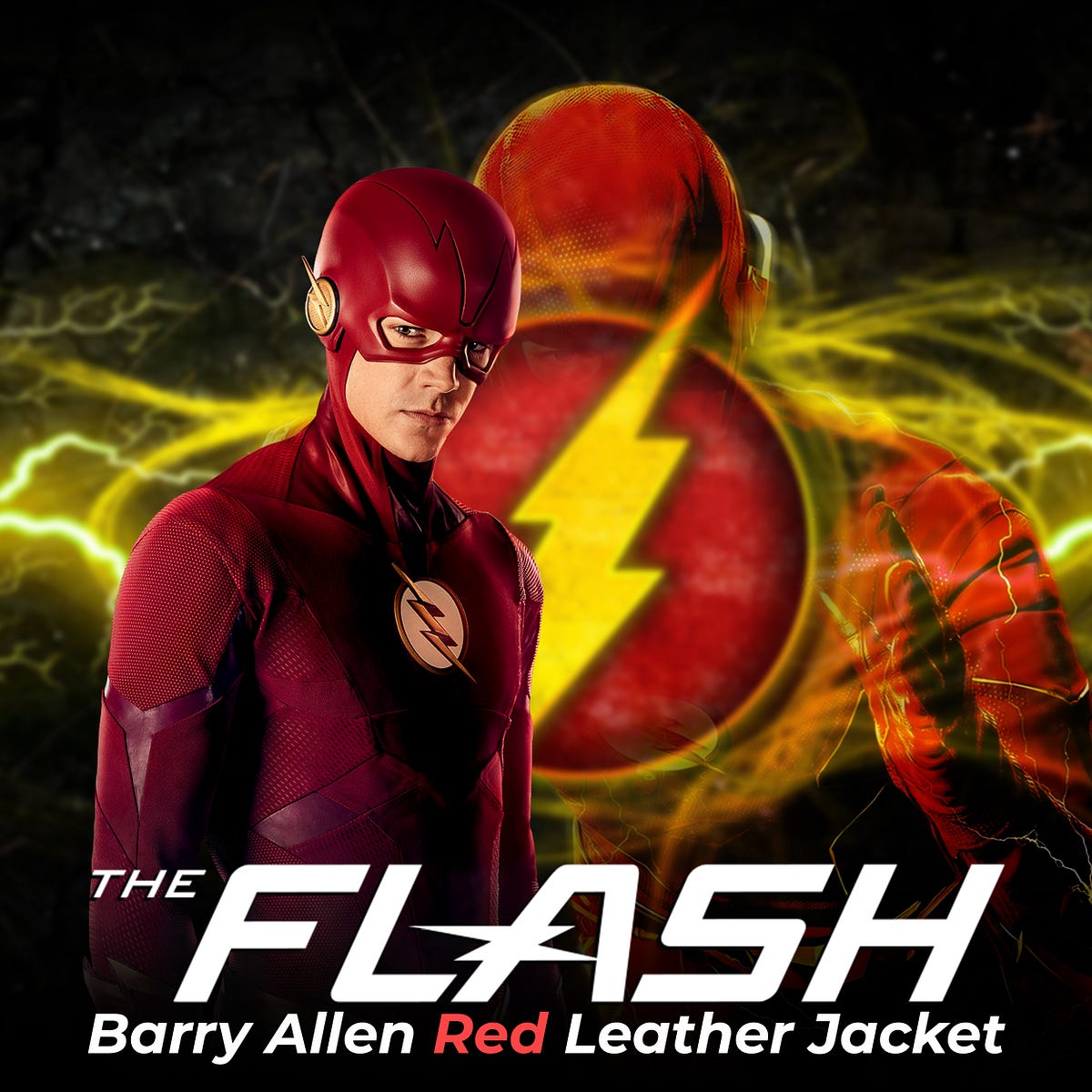 The Flash Barry Allen Jacket - The American Outfit - Medium