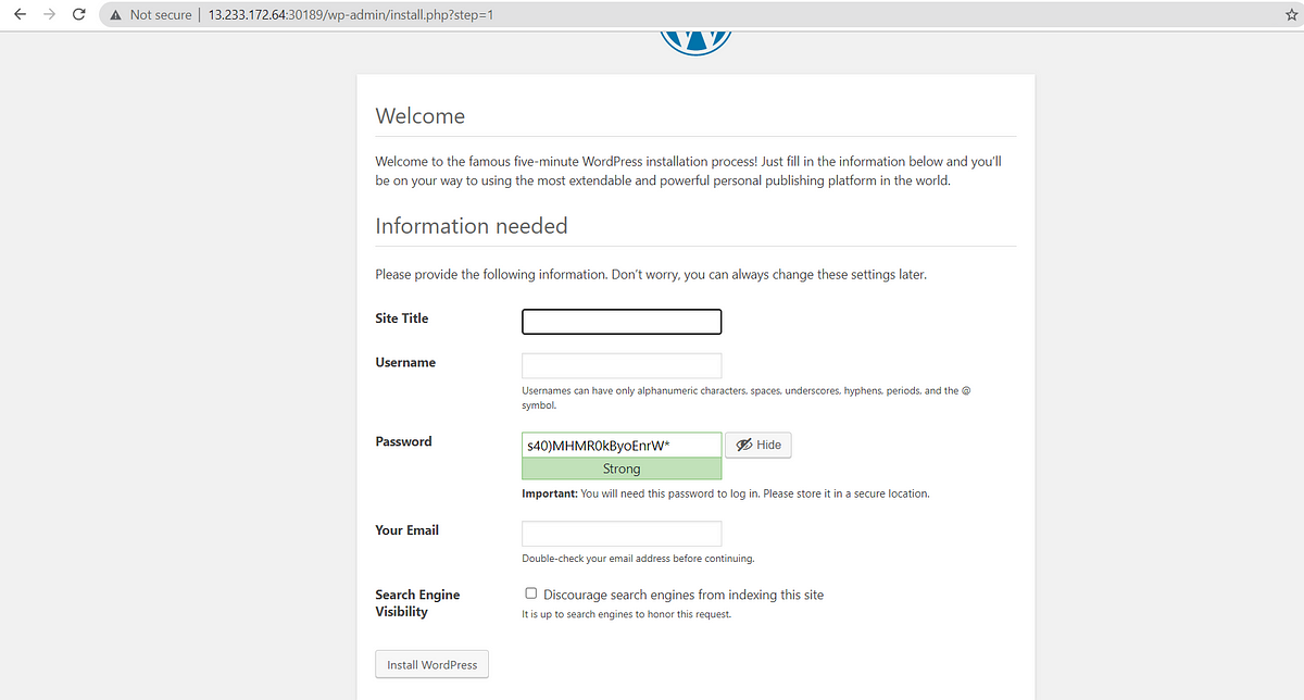 Deploy Wordpress And Mysql With Persistent Volume Over K8s Cluster Using Ansible By Lalit 8694