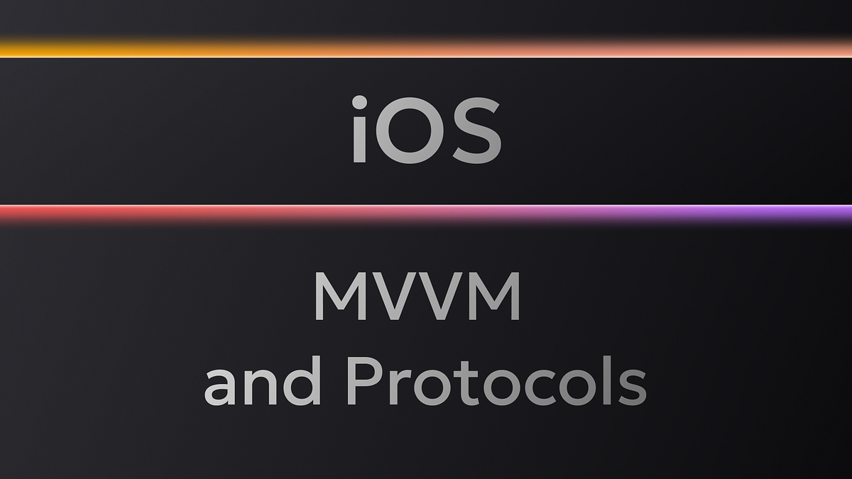 How MVVM and Protocols work together in iOS | by Sami Gündoğan | iCommunity | May, 2025 | Medium
