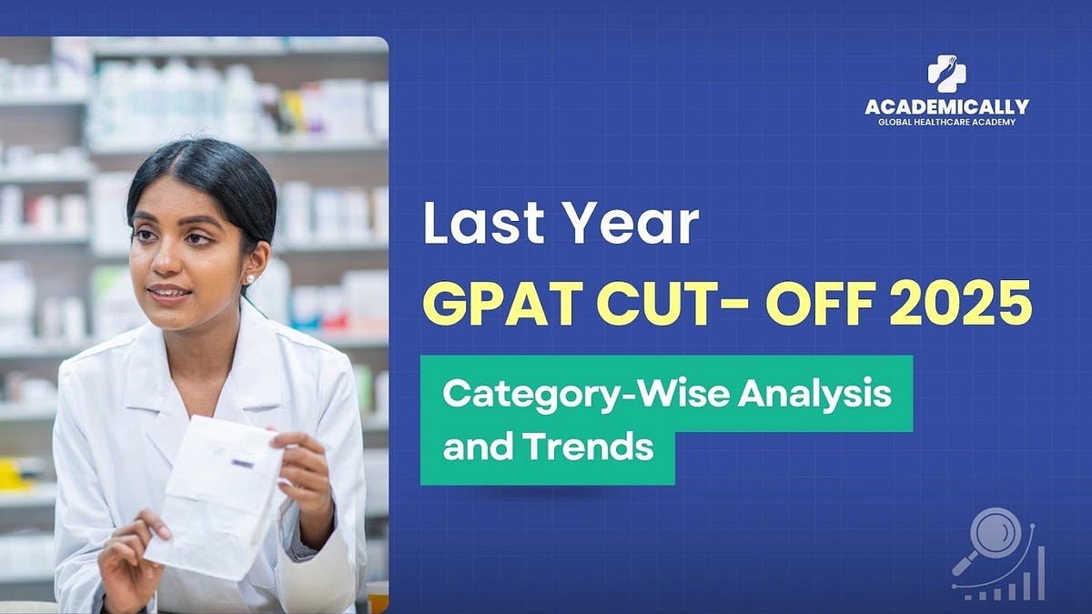 GPAT 2025 Cut-Off Marks Explained: Category-Wise Data and Trends | by ...