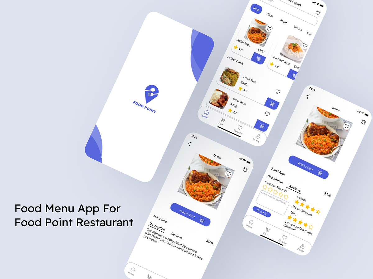 Case Study: Food menu app for a restaurant | by Patrick Chimezie Chukwudifu | Medium