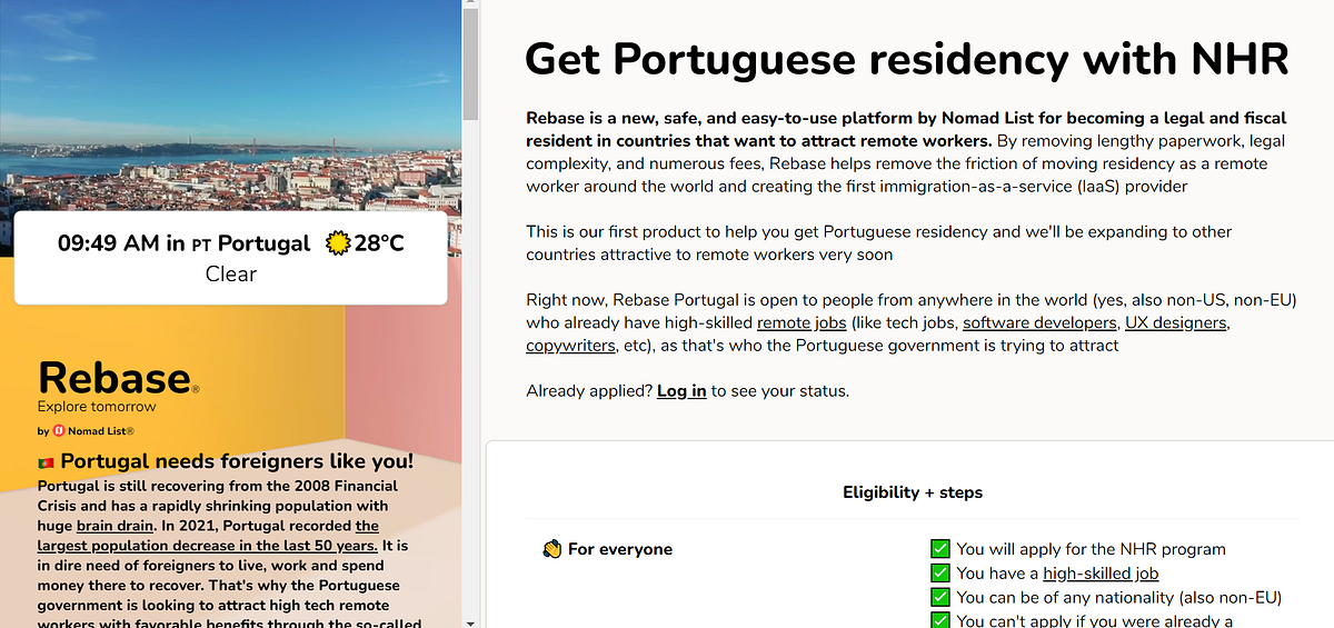 Rebase®: Your Gateway to Portuguese Residency and Benefits | by Spandana Andela | Meet Candid ...