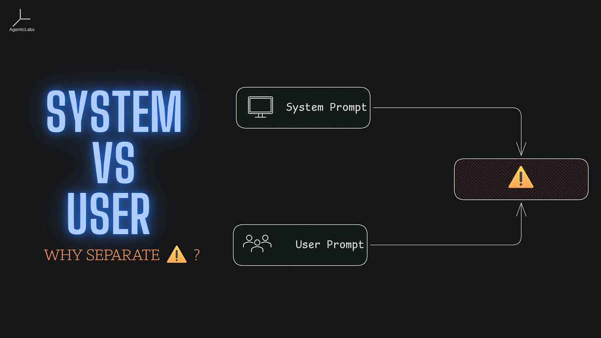 System Prompt vs User Prompt: Why AI Applications Separate Them Even ...