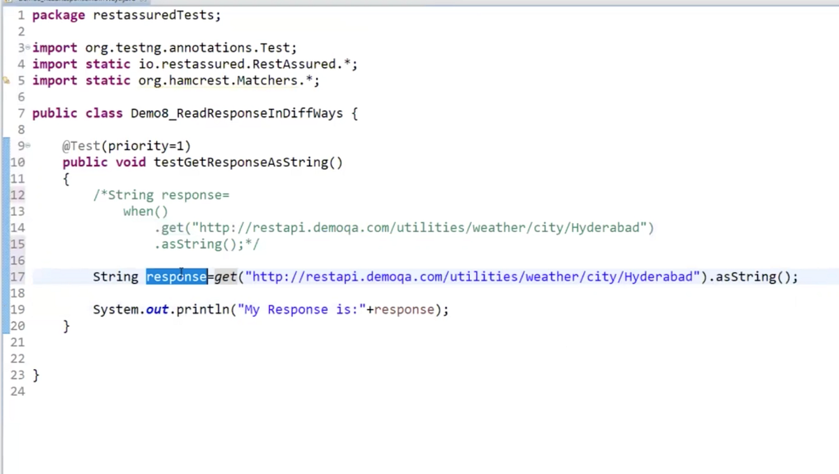 Rest Assured- Different ways to read response | by Rahul | Medium