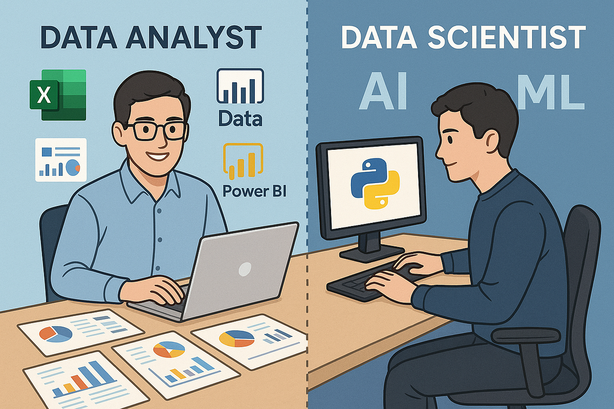 Data Analyst vs. Data Scientist in 2025: What I’ve Learned on Both ...