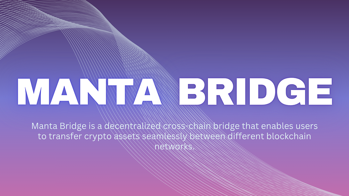 What is Manta Bridge? Full Overview and How to Use It (2025) | by RenBridge | Jul, 2025 | Medium
