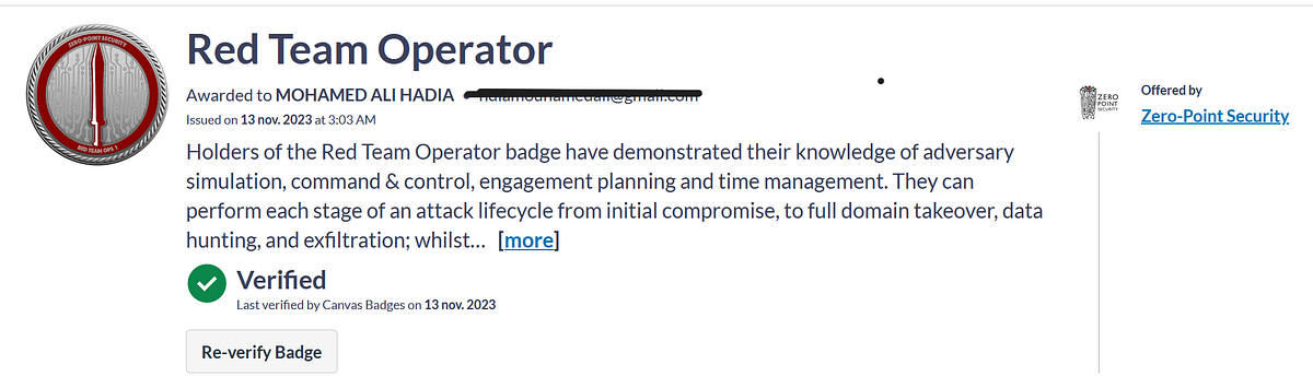 Certifié Red Team Operator de Zero Point Security | by Hdiamouhamedali ...
